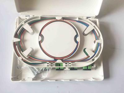 China Easy Installation Fiber Optic Termination Box , 4 Cores Cable Distribution Box for sale