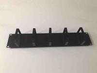 China Five Ring Horizontal Cable Manager Metal Type 2U Height 19 Inch For Internet Data Center for sale