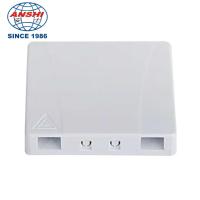 China 2 Port Ftth Faceplate Termination Box Socket Panel Fiber Distribution Box Information Indoor for sale
