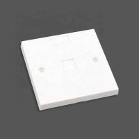 China ANSHI Single Port Ethernet 86Type Keystone Faceplate Decoration Wall Plate for sale