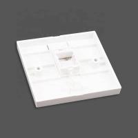 China ANSHI Single Port Ethernet 86Type Keystone Faceplate Decoration Wall Plate for sale