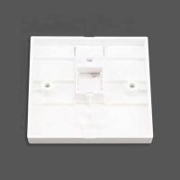 China ANSHI Single Port Ethernet 86Type Keystone Faceplate Decoration Wall Plate for sale