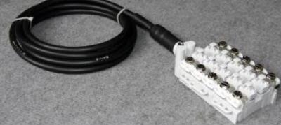 China PC Alloy Materials 10 Pair STUB Module With Gel Filled 3 Meter / 6 Meter Cable for sale