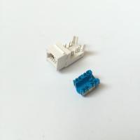 China Blue Color RJ45 Un-Shielded Jack , UTP 90 Degree Cat6 Toolless Keystone Jack for sale