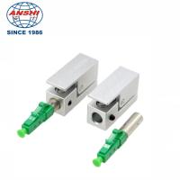 China Anshi LC UPC/APC Square Bare Adapter Flange Temporary Succeeded Test Optic Fiber Coupler Connector OTDR for sale