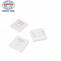 China ANSHI RJ45 86x86mm Single Hole Double Hole Panel Telecommunication Face Plate for sale
