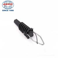 China Pre Twisted Tension Resistant Suspension Cable Clamp Pole ADSS Downline Clamp for sale
