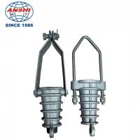 China PAL1000 tension wire clamp optical cable clamp wedge ptical cable clamp wedge pull plate overhead pull rod type for sale