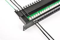 China Professional 110 IDC / Krone IDC Cat3 Patch Panel , 25 / 50 Port Voice Patch Panel 6P4C for sale