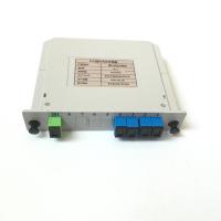 China FTTH 1X4 Insertion Type Fiber Optic PLC Fiber Optic Splitter For GPON / GEPON for sale
