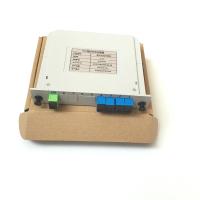 China FTTH 1X4 Insertion Type Fiber Optic PLC Fiber Optic Splitter For GPON / GEPON for sale