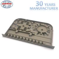 China ODF Optical Distribution Frame Flame Retardent Material 12 Cores Fiber Optic Splice Tray for sale