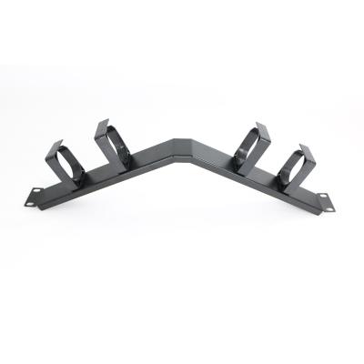 China ANSHI 19 Inch Metal Cable Management 4 Ring XL-4020-3C-B for sale