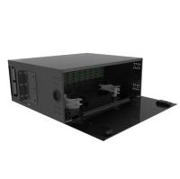 China 19 Inch 1U~4U Rack Mount Optical Distribution Frame 12 24 48 72 96 144 Cores ODF Chassis Steel Patch Panel With Splicing for sale