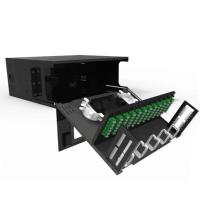 China 19 Inch 1U~4U Rack Mount Optical Distribution Frame 12 24 48 72 96 144 Cores ODF Chassis Steel Patch Panel With Splicing for sale