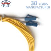 China 2 Meters Optical Fiber Patch Cord LC/UPC-LC/UPC , Duplex Fiber Optic Patch Cable G652D G657A1 for sale