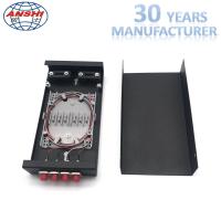 China Wall Mount Cable Distribution Box / 4 Port FC Pigtail Fiber Optical Termination Box for sale