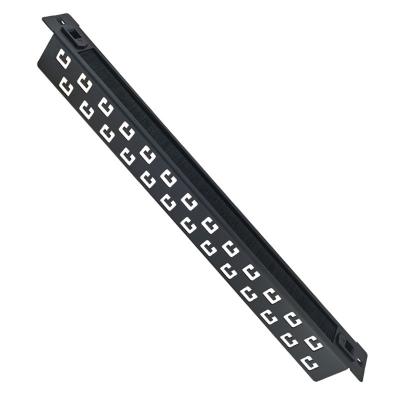 China Black XL-4020-3L-B Highly 1u Brush Cable Management ANSHI 19 Inch for sale