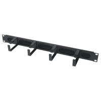 China ANSHI 4Rings 1u Horizontal Wire Manager 19 Inch XL-4020-3L-C for sale
