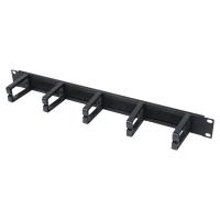 China 19 Inch 5Rings 1u Horizontal Cable Management For Racks And Serving Room ANSHI XL-4020-3L-D for sale