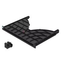 China High-Density 24/48-Port Side-Mounted Fiber Optic Patch Panel With Raceway For Network Cabinet Cable Management for sale