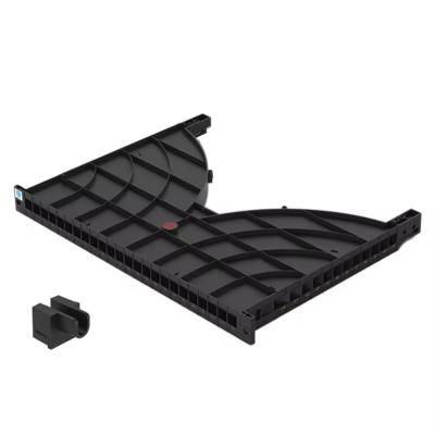 China High-Density 24/48-Port Side-Mounted Fiber Optic Patch Panel With Raceway For Network Cabinet Cable Management for sale