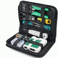 China Network Repair Tool Kit RJ45 Crimp Pliers Cable Lan Tester Cutter Stripper testing tools for sale