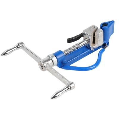 China Screw Type Cable Tie Pliers Stainless Steel Strapping Tool Belt Tightening Machine Band Tension Tool 304 Steel for sale