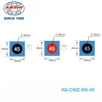 China Adhesive Sticker Colour Changing  Temperature Indicator Stickers 45℃ 113℉ for sale