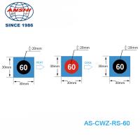 China 60°C/140°F Temperature Sensitive Labels Reversible Color Stickers for sale