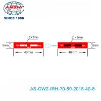 China Irreversible Temperature Indicator Labels 2 Point 70  80 ℃ 158 176℉ 2 Temperature Level for sale