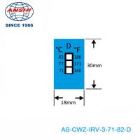 China Irreversible Temperature Sensitive Labels 71-82℃ 160-180℉ Multi-Color for sale