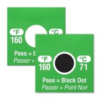 China Irreversible Oilproof Waterproof Temperature Sensitive Labels 40-180℃ for sale