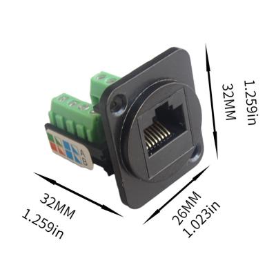China RJ45 D Type CAT5E UTP Keystone Jack Toolless Female Jack Panel Mount Telecommunications for sale