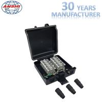 China 10 Paris Outdoor Telephone Distribution Terminal Block With Non - Protective STB Module for large telephone wire for sale