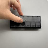 China CAT5e/CAT6/CAT6A Patch Panel Front Panel Adapter 6 Slots for RJ45 Keystone UTP Black for sale