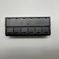China CAT5e/CAT6/CAT6A Patch Panel Front Panel Adapter 6 Slots for RJ45 Keystone UTP Black for sale