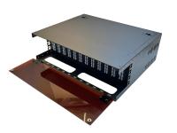 China ANSHI 19 Inch Rack Mount 288 Cores Fiber Optic Patch Panel 3U Fiber Panel for sale