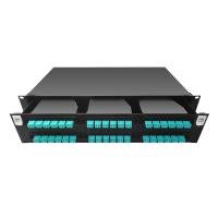 China ANSHI 1U 144 Cores Patch Panel Loaded With MPO MTP Cassette for sale