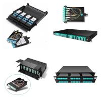 China ANSHI 1U 144 Cores Patch Panel Loaded With MPO MTP Cassette for sale