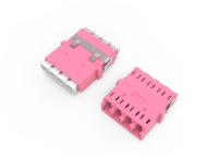 China Fiber Optic Adapter LC APC UPC Flangeless Quad for sale