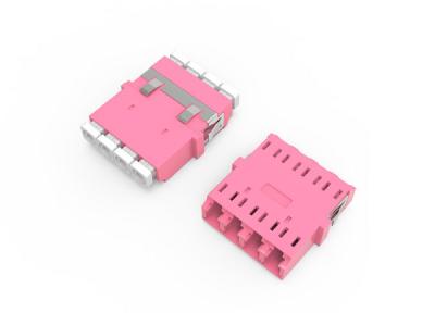 China Fiber Optic Adapter LC APC UPC Flangeless Quad for sale