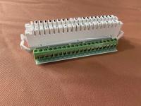 China 20 Pole Screw Terminal Block with 10 Pairs Krone Type PCB Type Disconnection or Switching Module LSA PLUS Krone for sale