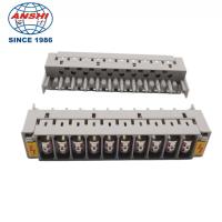 China ANSHI 10 Pairs 3 Pole Gas Tube Arrester LSA Plus Module Overvoltage Protection for sale