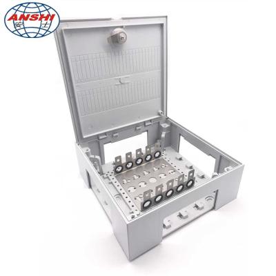 China 50 Pairs Indoor UK Type Junction Box krone Strip distribution box for telephone copper cable for sale