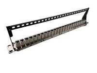 China 19-inch 1U Modular Type Rack Mount Patch Panel UTP & FTP for Networking and Cabling for sale