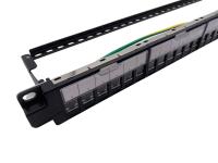 China 19-inch 1U Modular Type Rack Mount Patch Panel UTP & FTP for Networking and Cabling for sale