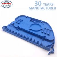China 12 Core Flame Retardant 94V-0 Fiber Optic Splice Tray Rotary and Pivoting with Aluminum Cover for Distribution Box and Frame for sale