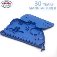 China 12 Core Flame Retardant 94V-0 Fiber Optic Splice Tray Rotary and Pivoting with Aluminum Cover for Distribution Box and Frame for sale