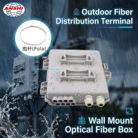 China Outdoor Indoor 8 core Optical Fiber Distribution Box FAT Box with Pigtail or With PLC Splitter for sale